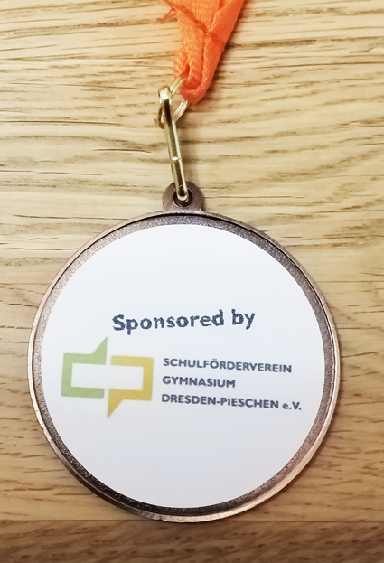 Medaillen für Wettkämpfe am GDPie – Gymnasium Dresden-Pieschen